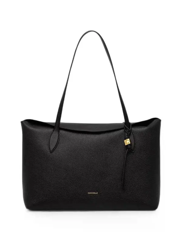 COCCINELLE Top-handles Leather Tote Bag - Black