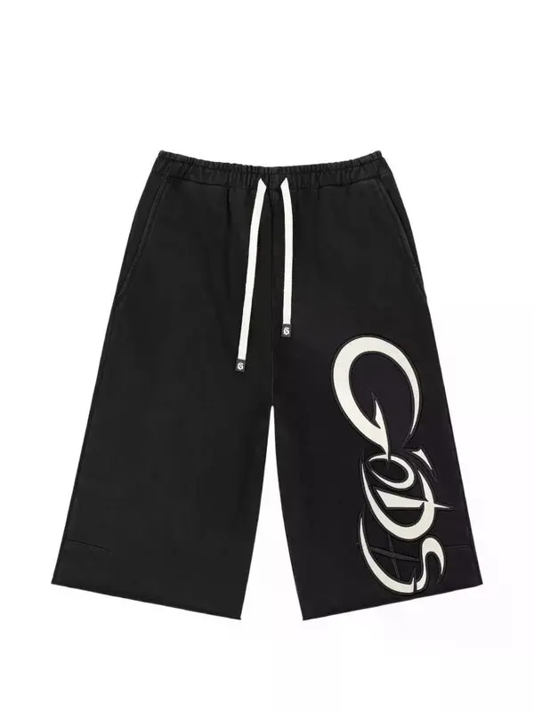 GODSPEED New Age Graphic-print Shorts - Black