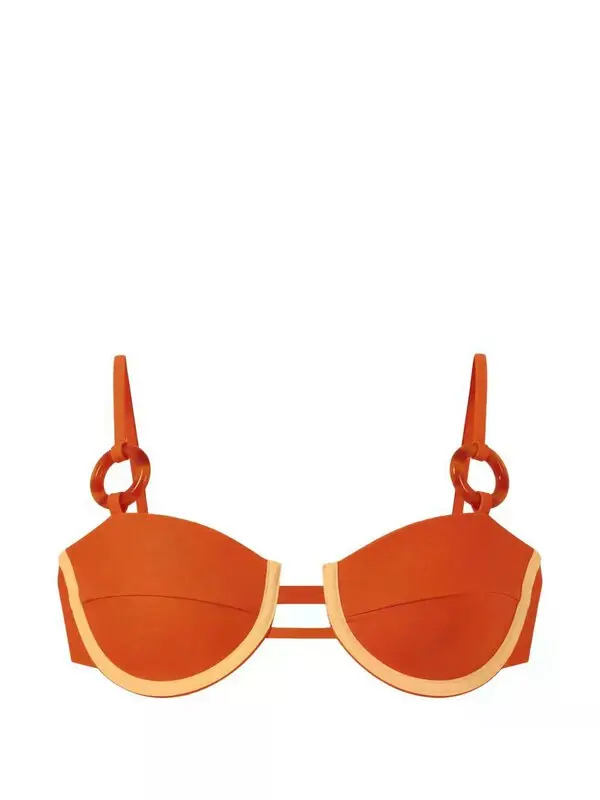 BAOBAB Roa Ring-detail Bikini Top - Orange