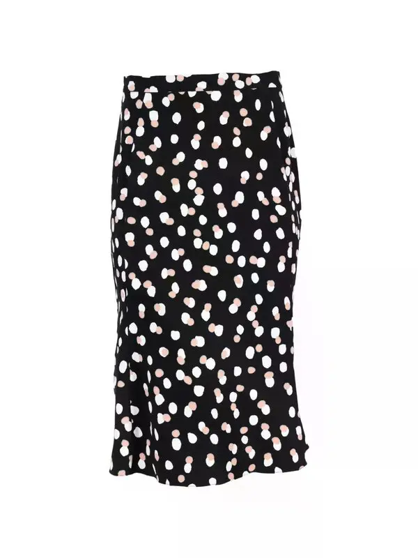 Altuzarra Polka-dot Midi Skirt - Black