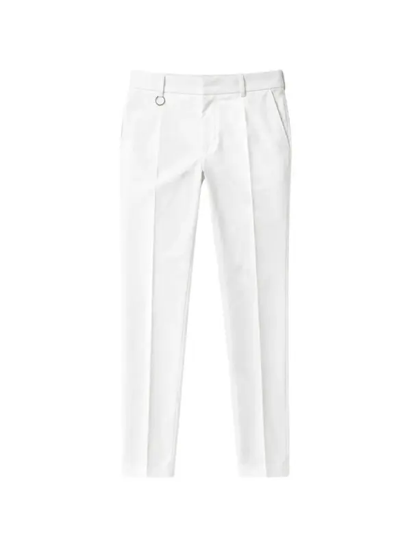 PAOLO PECORA Ring-detail Tailored Trousers