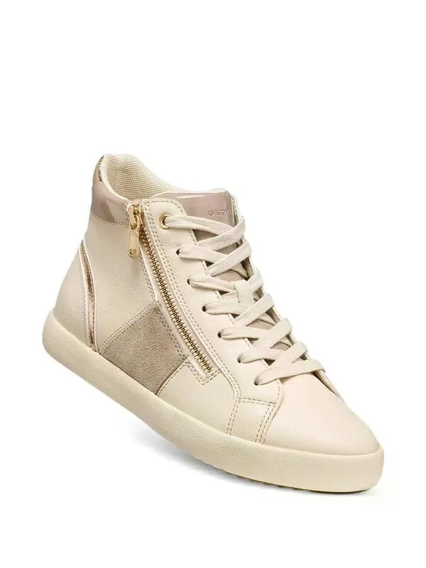 Geox Blomiee Side-zip Panelled Sneakers