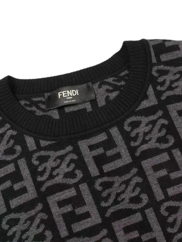 Fendi 2010s Ff Logo Sweater