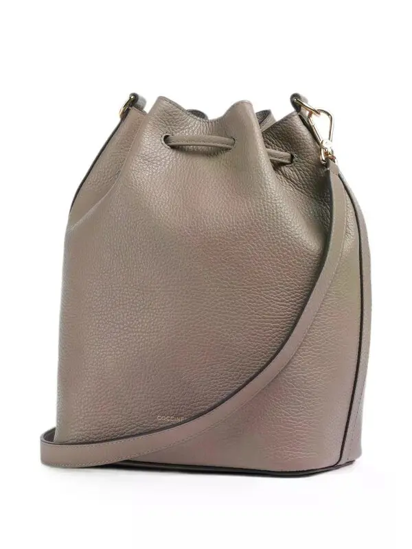 COCCINELLE Pebbled-leather Shoulder Bag - Brown