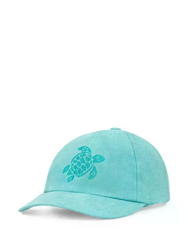 Vilebrequin Camo Turtle-print Baseball Cap - Blue