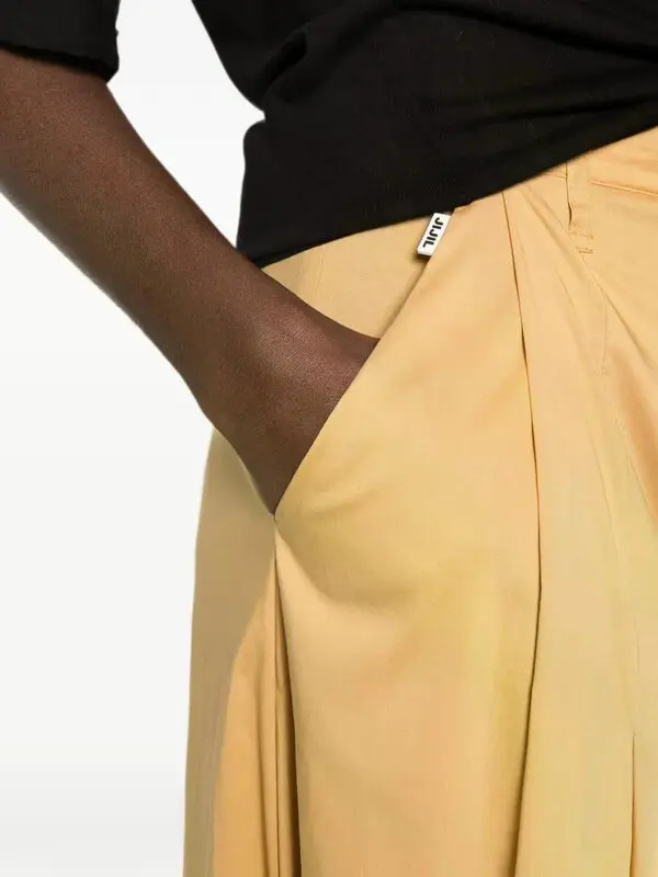 JIJIL Pleated Palazzo Pants