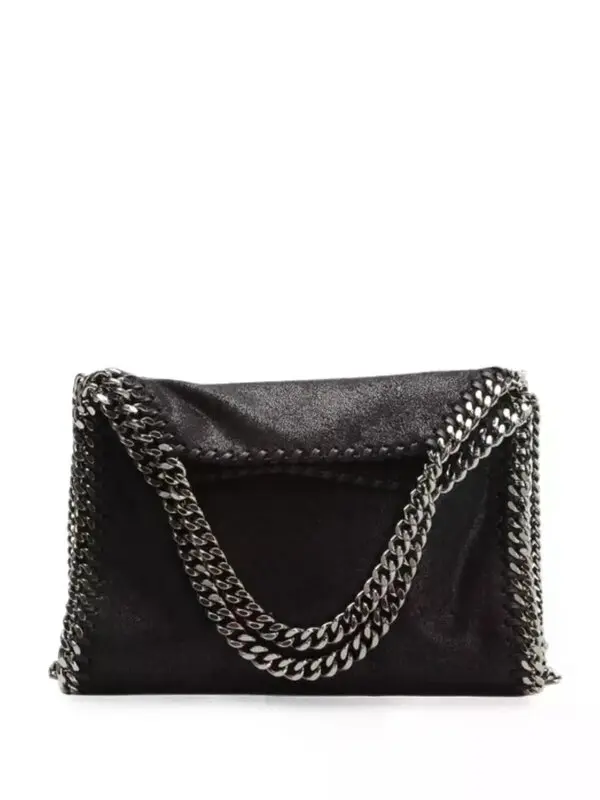 Stella McCartney Falabella Chain-trim Shoulder Bag - Black