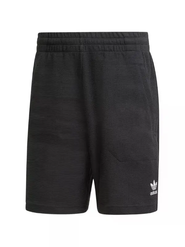 Adidas Logo-embroidered Shorts - Black
