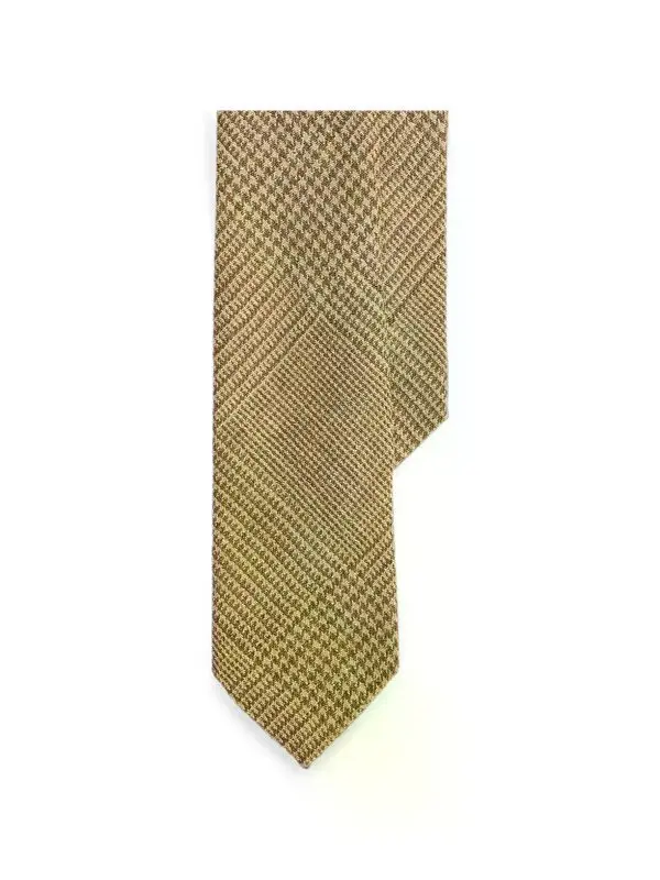 Polo Ralph Lauren Glen Houndstooth-pattern Tie - Brown