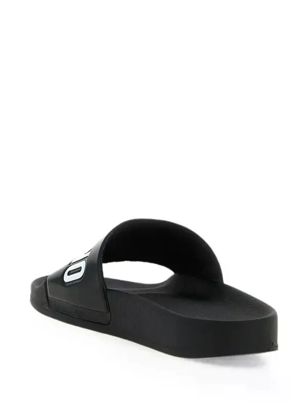 Moschino Logo-embossed Slides
