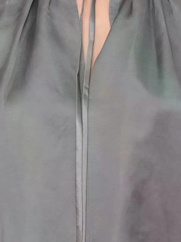 EMME Halterneck Pleated Halterneck Blouse