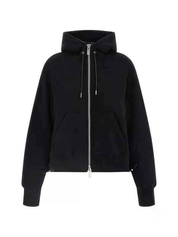 Sacai Zip-up Drawstring Hoodie