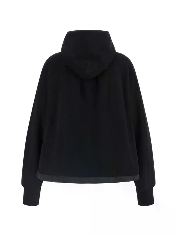 Sacai Zip-up Drawstring Hoodie