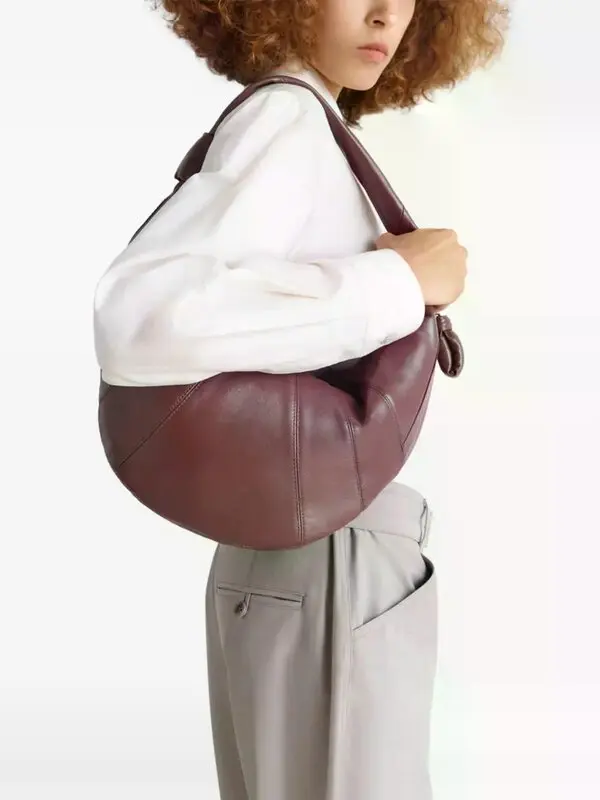 LEMAIRE Croissant Leather Shoulder Bag - Red