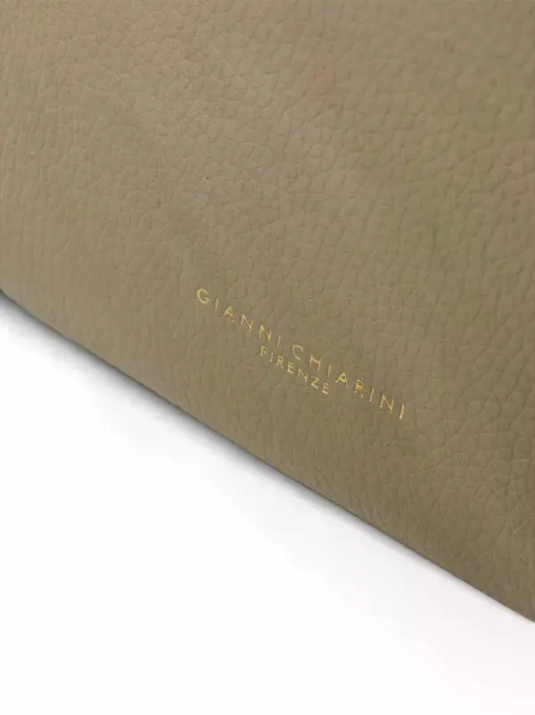 GIANNI CHIARINI Medium Helena Round Grained Crossbody Bag