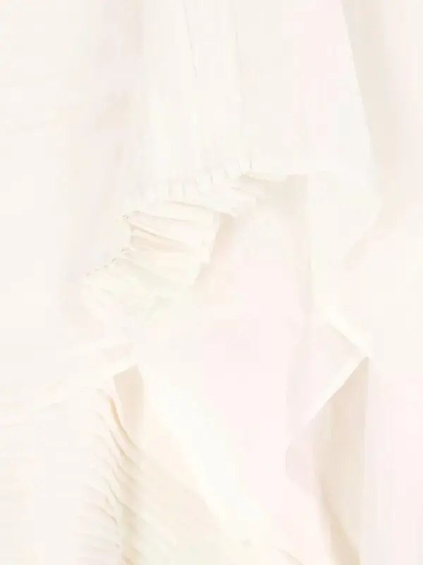 Yohji Yamamoto Pleated Draped Dress