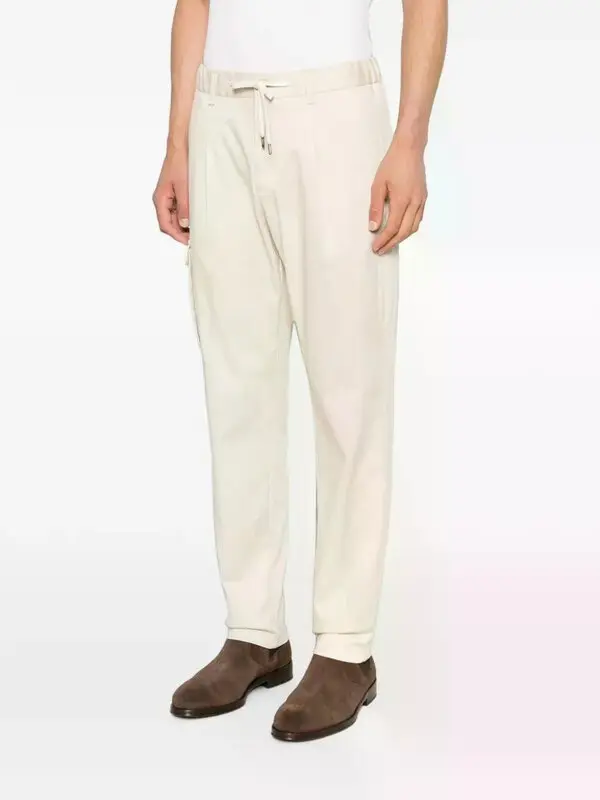 Herno Drawstring-waistband Cargo-pocket Trousers