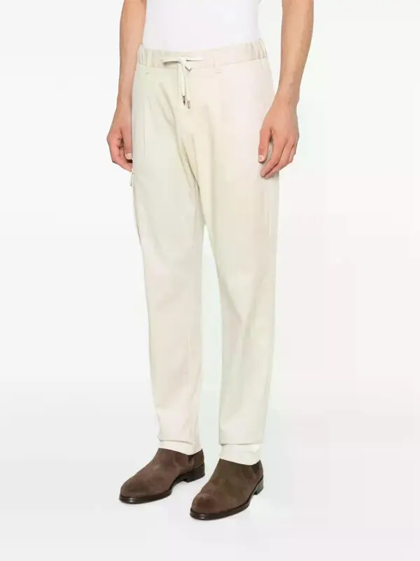 Herno Drawstring Waistband Cargo Pocket Trousers