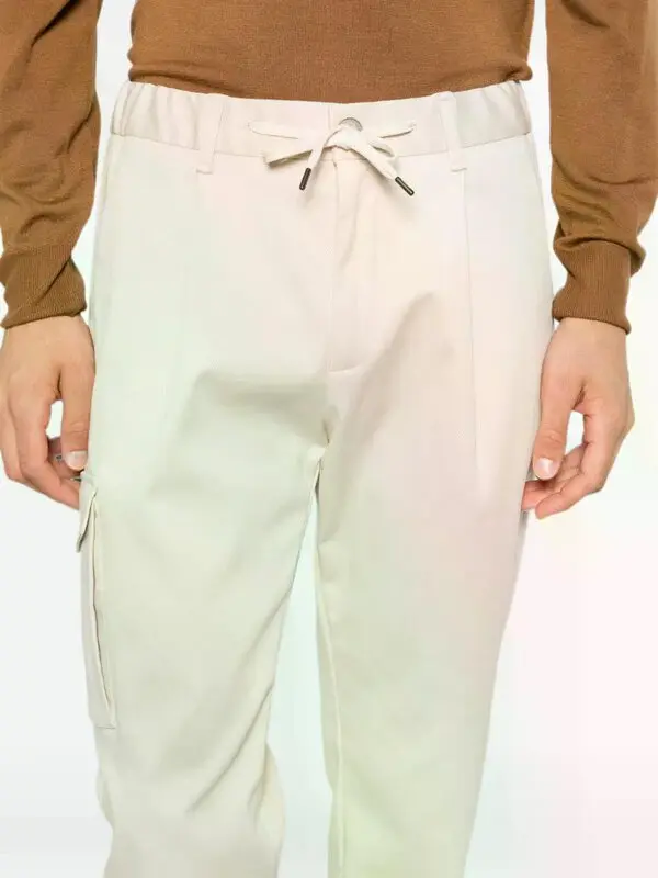 Herno Drawstring Waistband Cargo Pocket Trousers