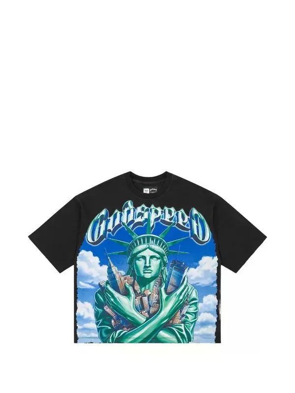 GODSPEED Graphic-print T-shirt - Black