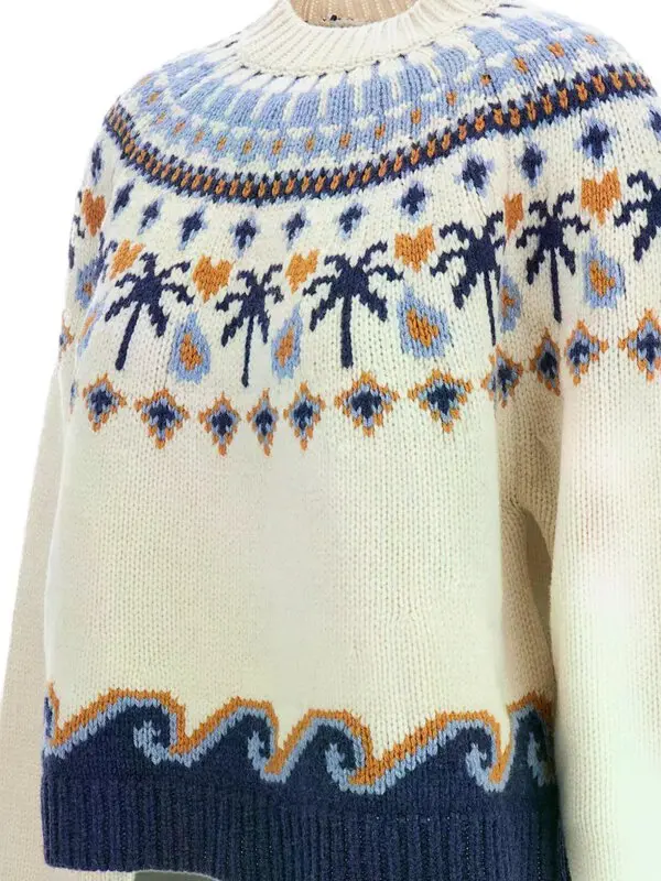 Alanui Jacquard-knit Sweater