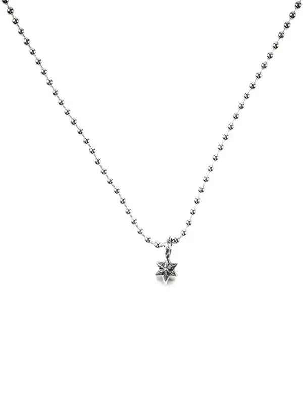 Chrome Hearts Star-pendant Necklace - Silver