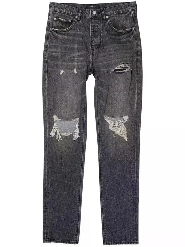 PURPLE BRAND P005 Vintage Blowout Straight Jeans - Black