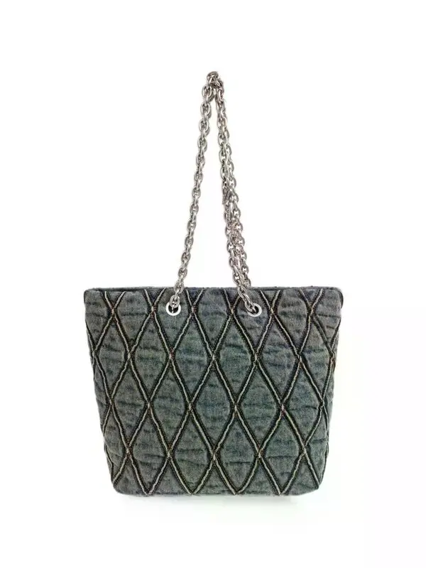 DIESEL® Charm-d Diamond-quilted Tote Bag