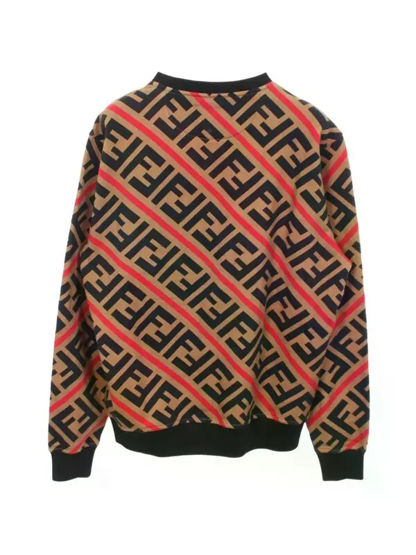Fendi Monogram-pattern Sweater - Neutrals