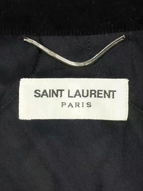Saint Laurent Embroidered Long-sleeve Jacket