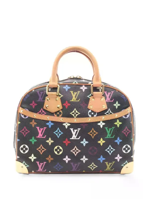 LOUIS VUITTON 2005 Trouville Monogram Tote Bag - Black