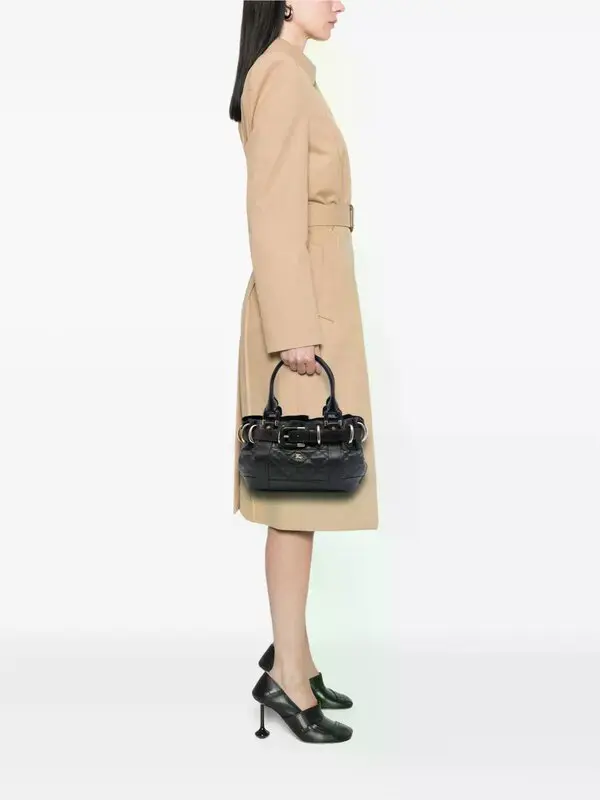 Burberry Quilted Leather Beaton Handbag