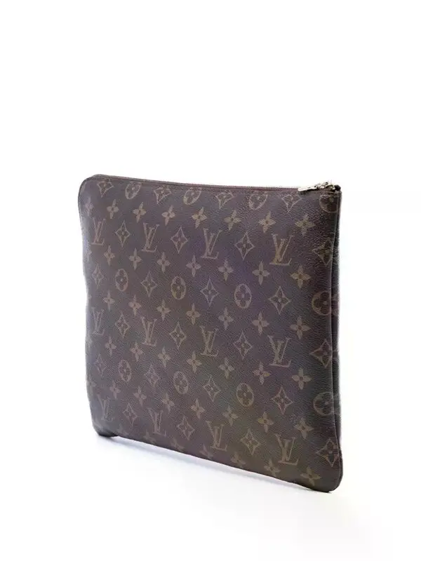 LOUIS VUITTON 2017 Monogram Etui Voyage Mm Clutch Bag - Brown