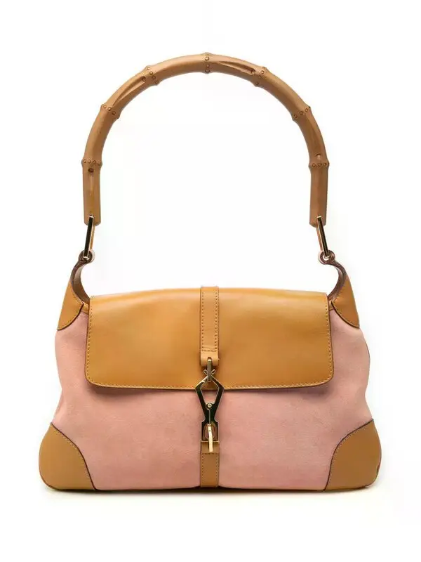 Gucci 2000-2015 Suede Bamboo Jackie Hobo Bag