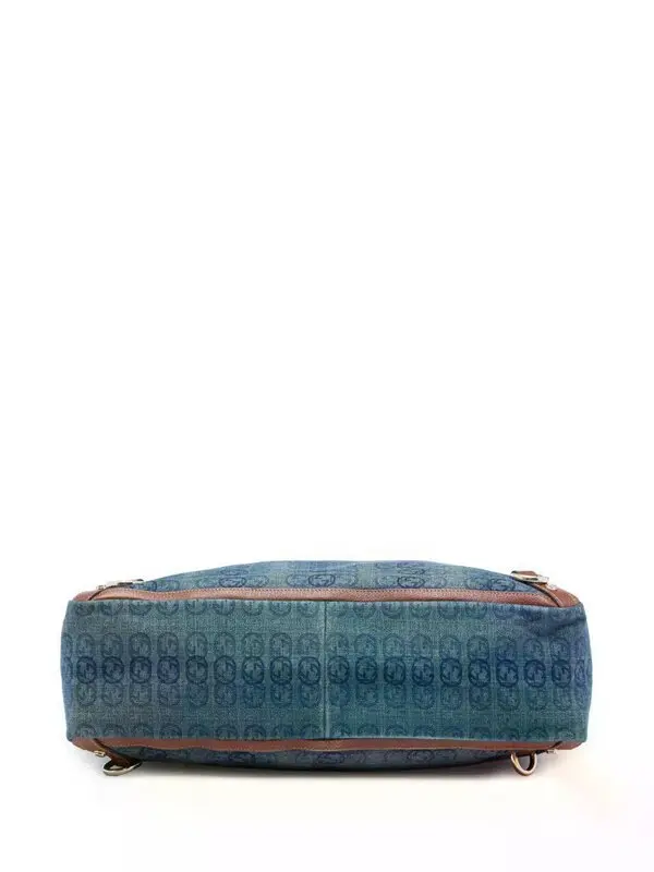 Gucci 2000-2015 Denim Interlocking G Abbey D Ring Tote Bag