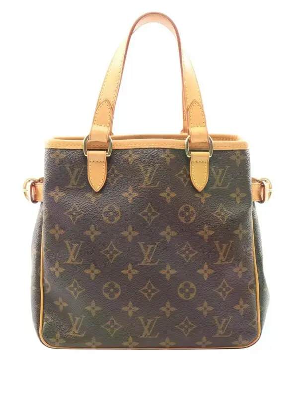 LOUIS VUITTON 2005 Monogram Batignolles Vertical Pm Handbag - Brown