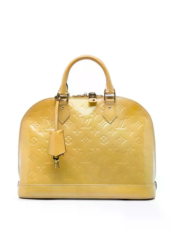 LOUIS VUITTON 2013 Monogram Vernis Alma Pm Handbag - Neutrals