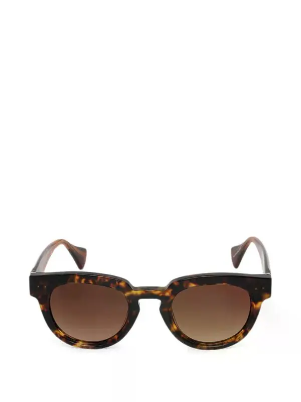 VIVIENNE WESTWOOD Tortoiseshell-effect Round-frame Sunglasses - Brown
