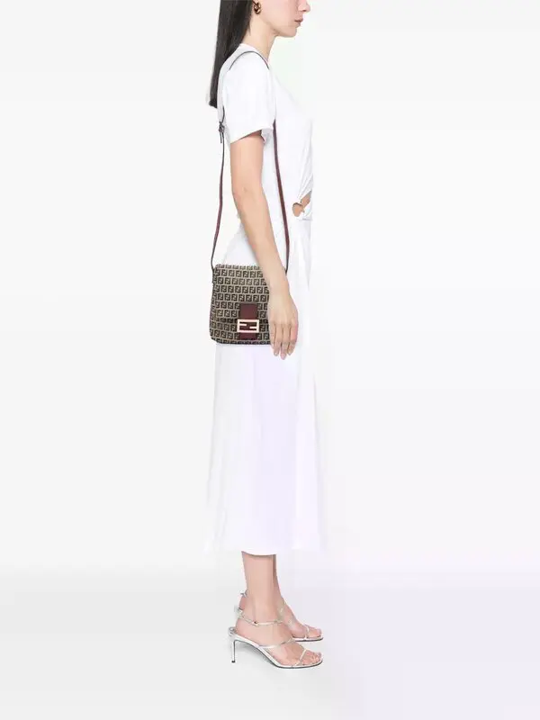 Fendi Zucchino Canvas Crossbody Bag