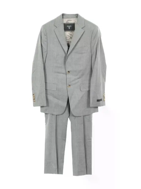 Prada 2010s Wool Suit - Grey