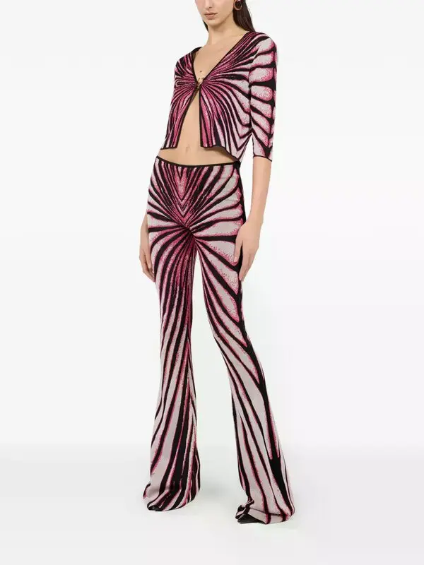Roberto Cavalli Ray Of Paradise Flared Trousers