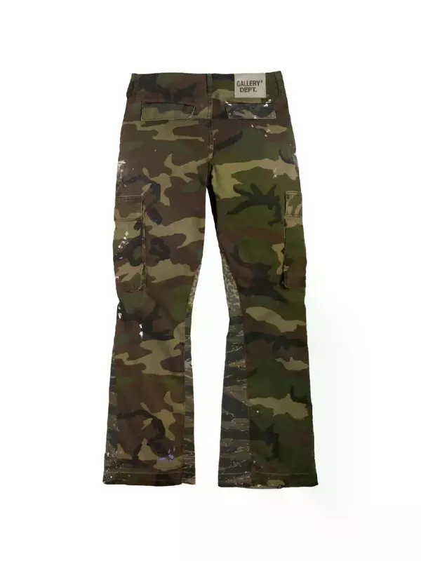 GALLERY DEPT. La Flare Paint-splatter Cargo Pants