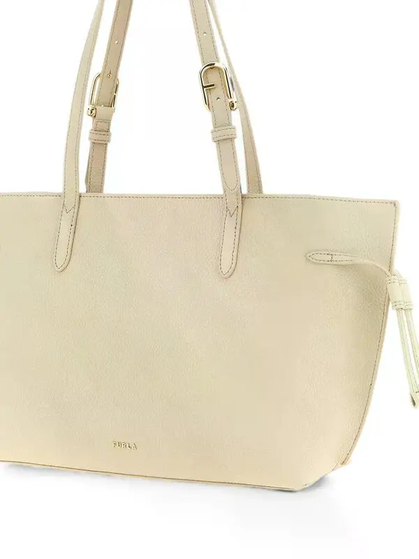 Furla Ava Hammered Leather Tote Bag