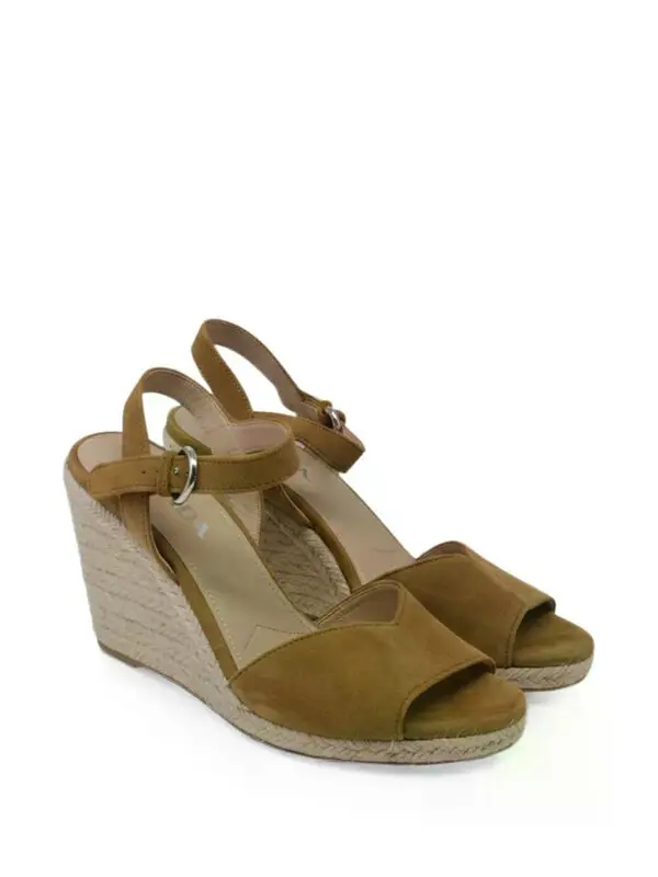 Prada 2010s Wedge Espadrille Sandals