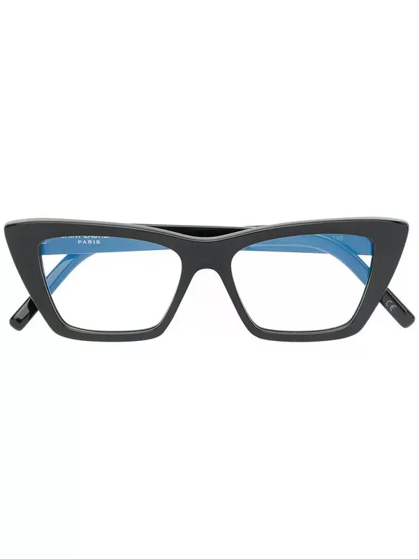 Saint Laurent Cat-eye Shaped Glasses - Black
