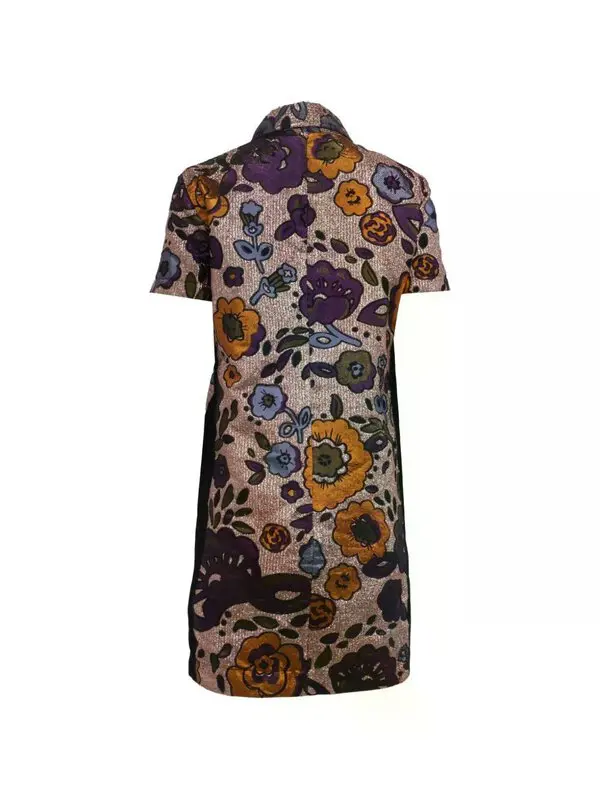 Burberry Floral Jacquard Shirt Dress