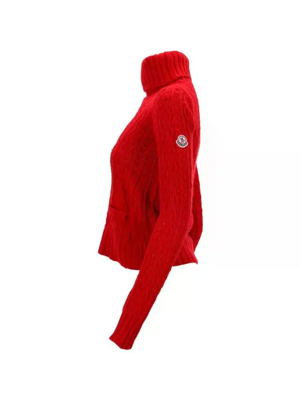 Moncler Cable-knit Roll-neck Sweater