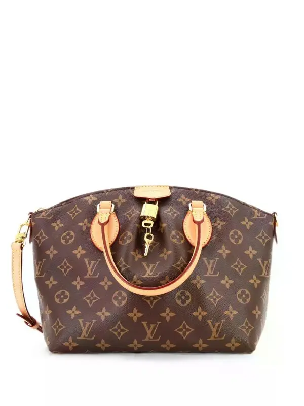 LOUIS VUITTON Boetie Zipped Tote Monogram Canvas Pm Satchel - Brown