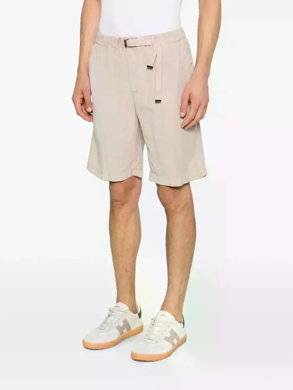 MYTHS Belted Elasticated Shorts
