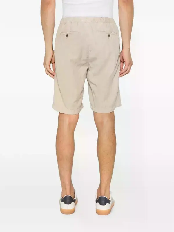 MYTHS Belted Elasticated Shorts